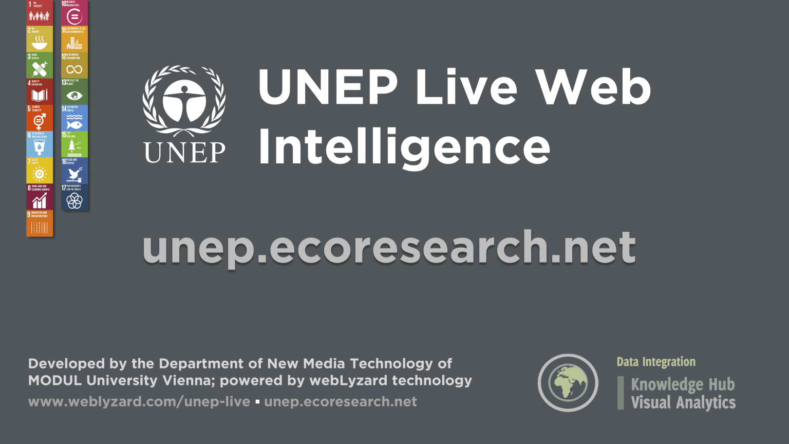 UNEP Live - United Nations Project - webLyzard technology